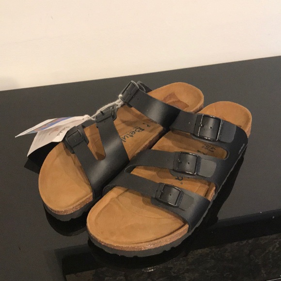 Betula | Shoes | Nwt Betula Leo Multi Strap Slipon Sandals | Poshmark